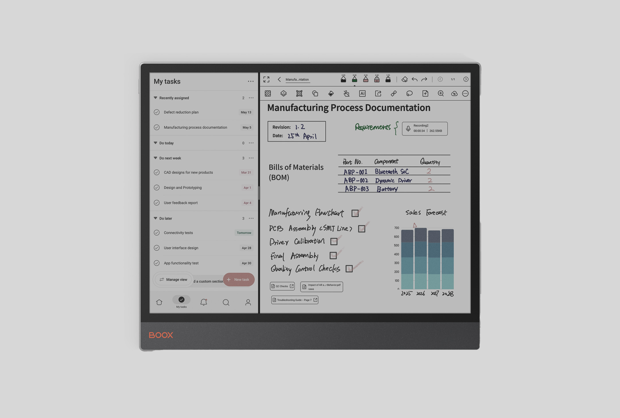 Tab X C - 13.3" Renkli Ekran! - Onyx Boox Türkiye